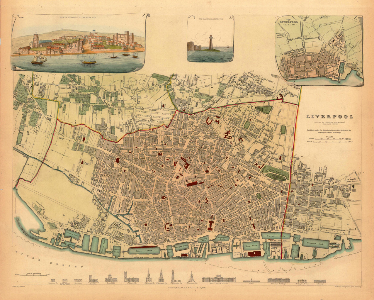 Mapa de Liverpool - Inglaterra.ws